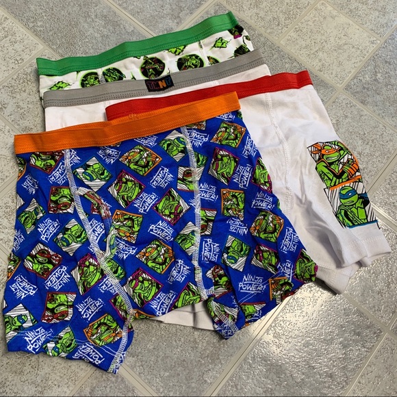 Nickelodeon | Accessories | New Nickelodeon Tmnt Size 8 Cotton Boxer ...